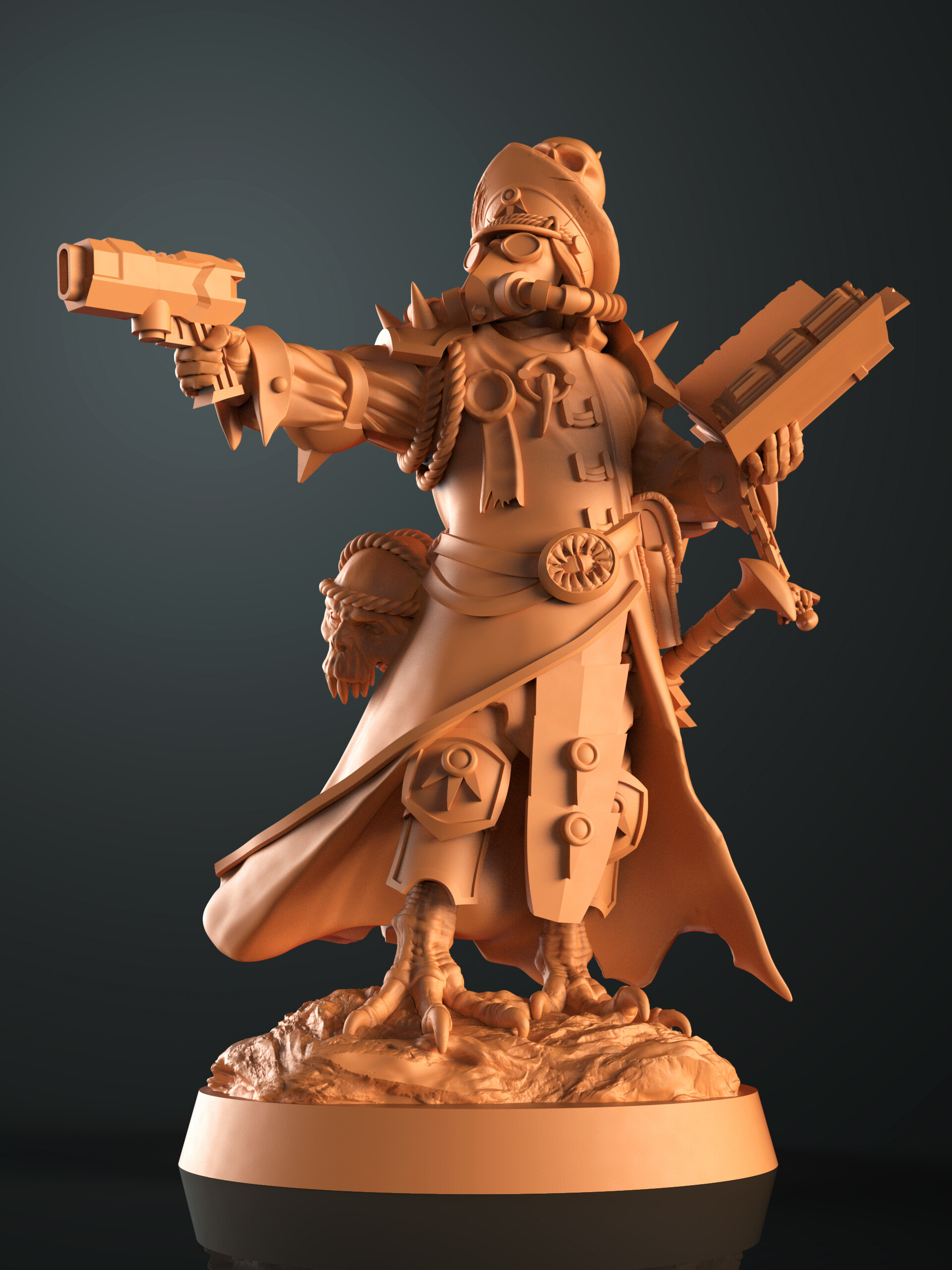 ArtStation - Guardian of the Faith - 32mm miniature