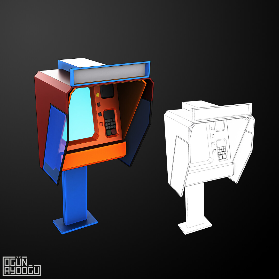 ArtStation - Phone Booth Concept