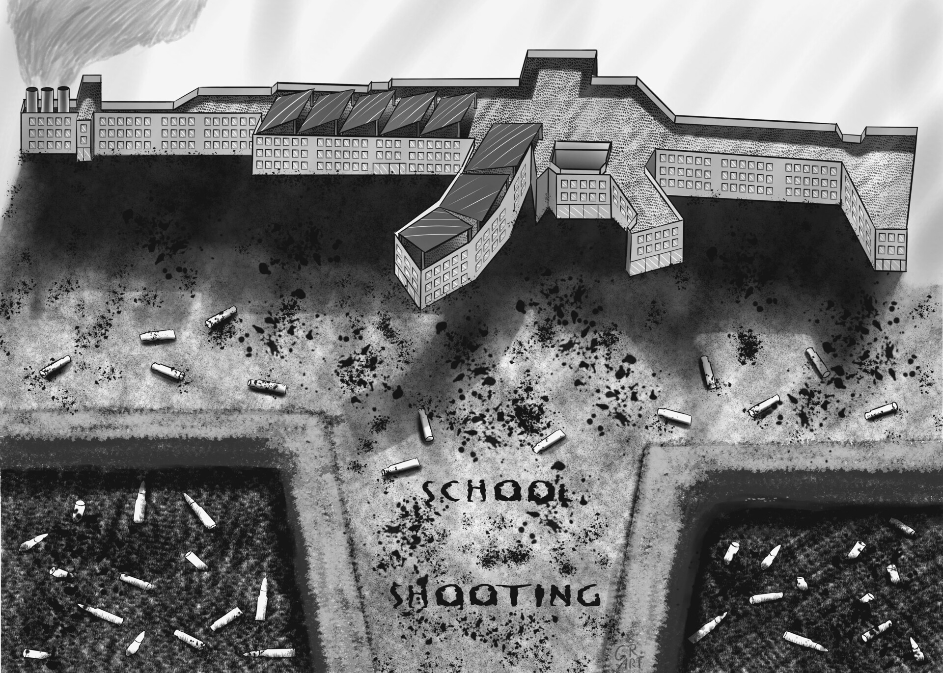 ArtStation - school shooting