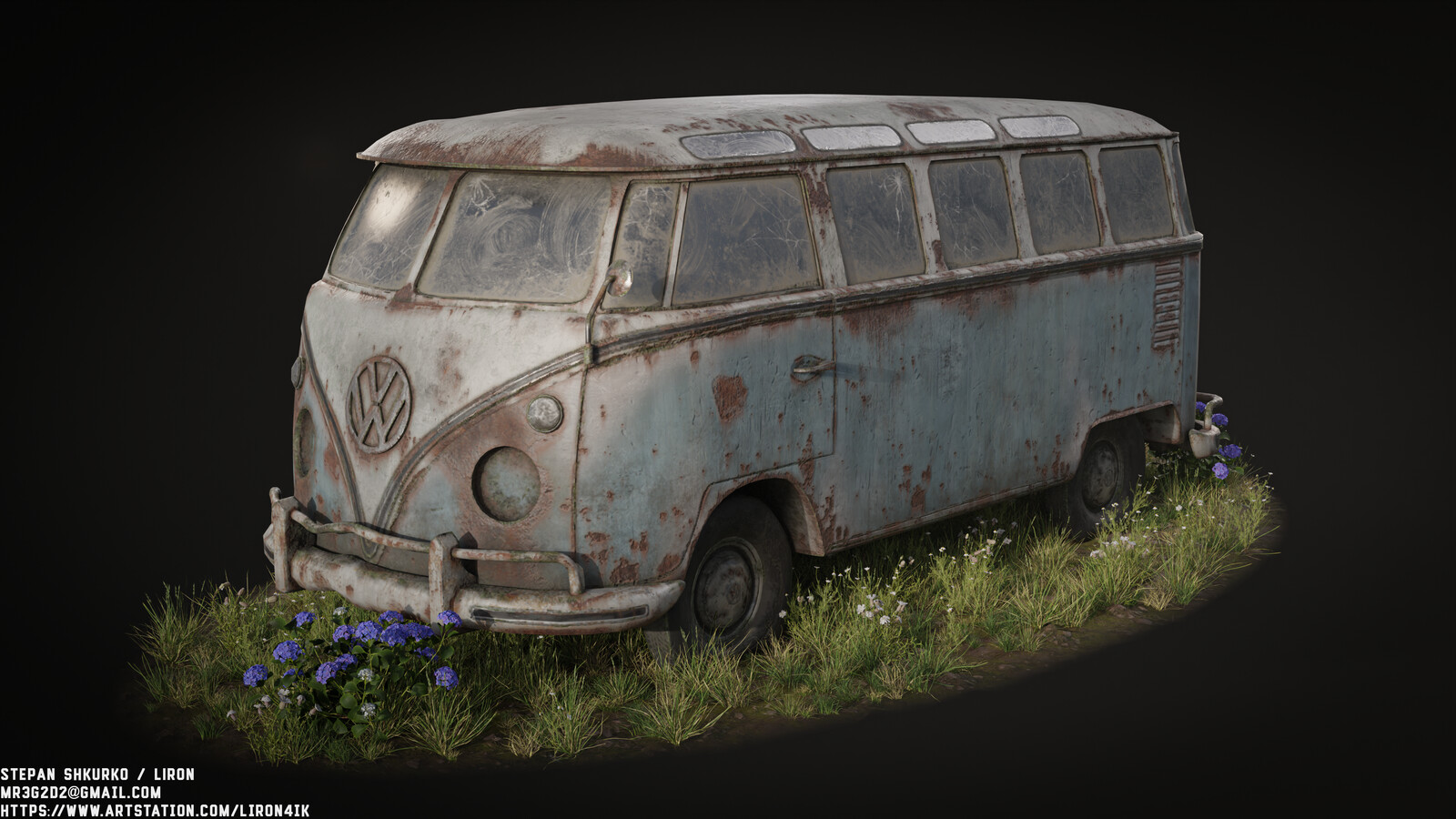 LIRON (Stepan Shkurko) - Old Volkswagen T1 Game Ready