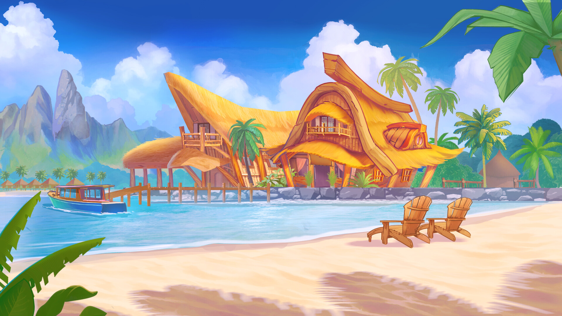 ArtStation - Tropical Resort
