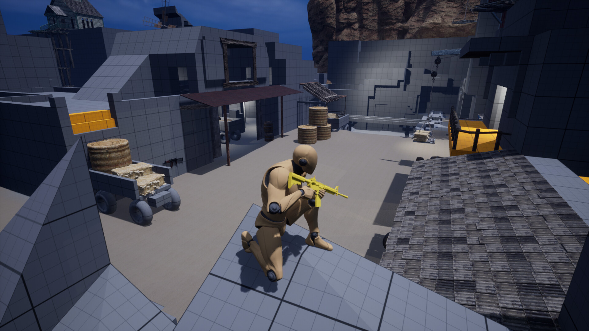 ArtStation - Riverside (First FPS Level Design Project)