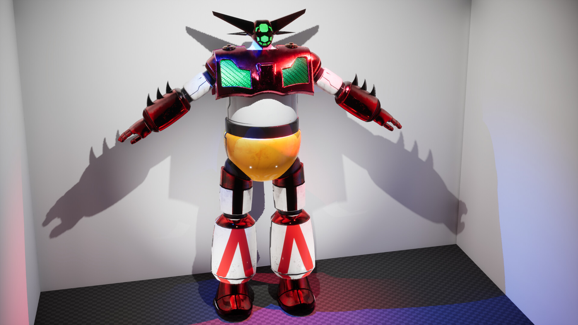 LUI KA SENG - new getter robo 3d model in ue5(真三一萬能俠,蓋特)