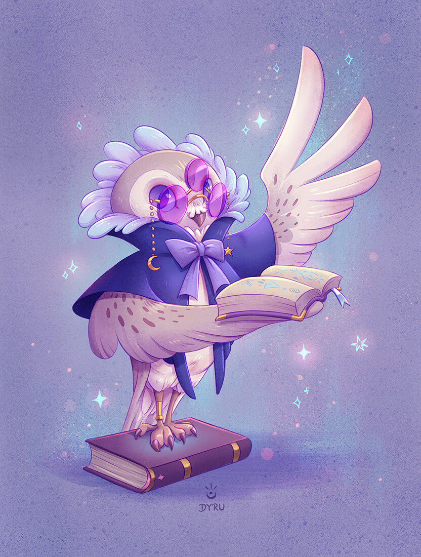 ArtStation - Owl librarian