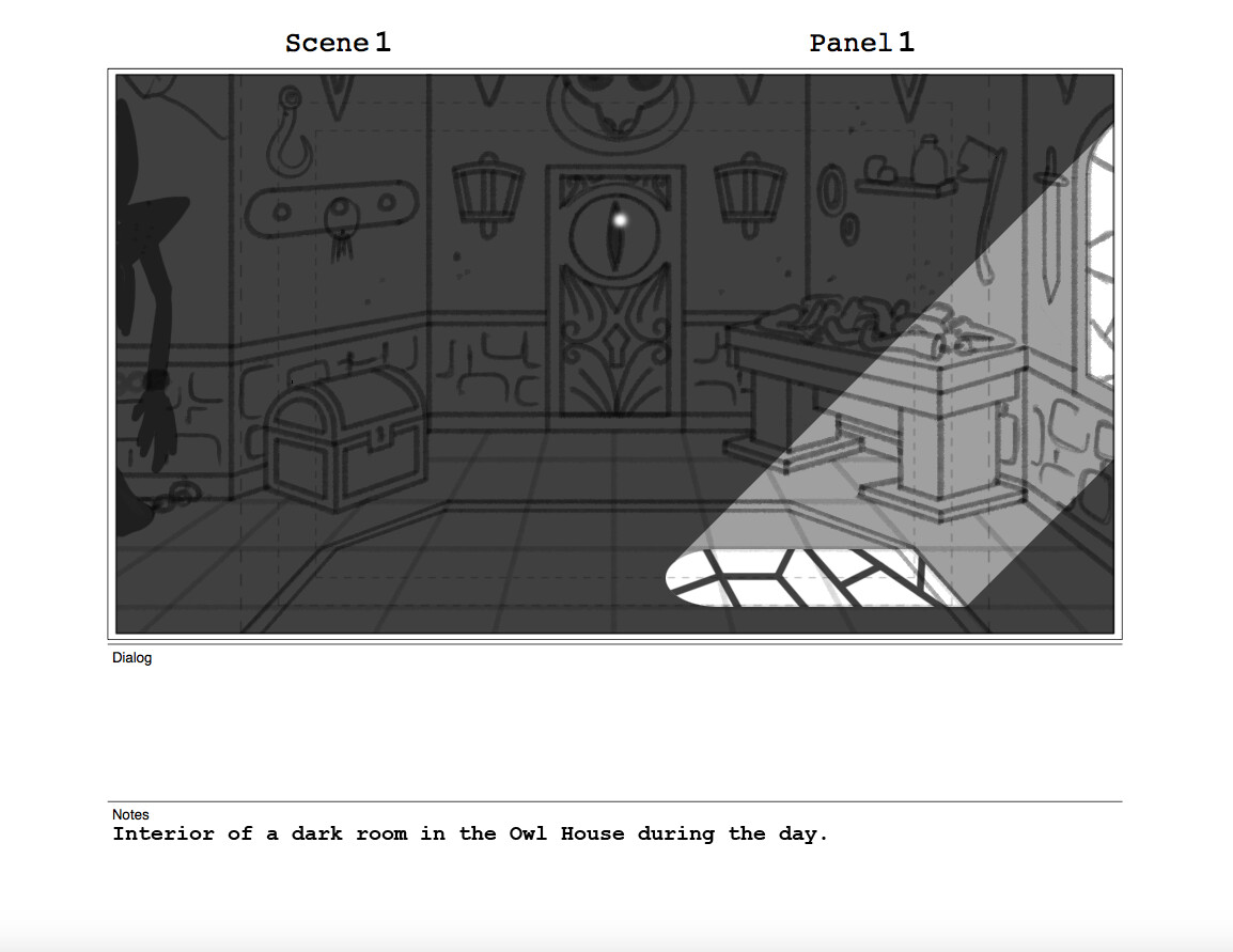 ArtStation - The Owl House Storyboard Exercise