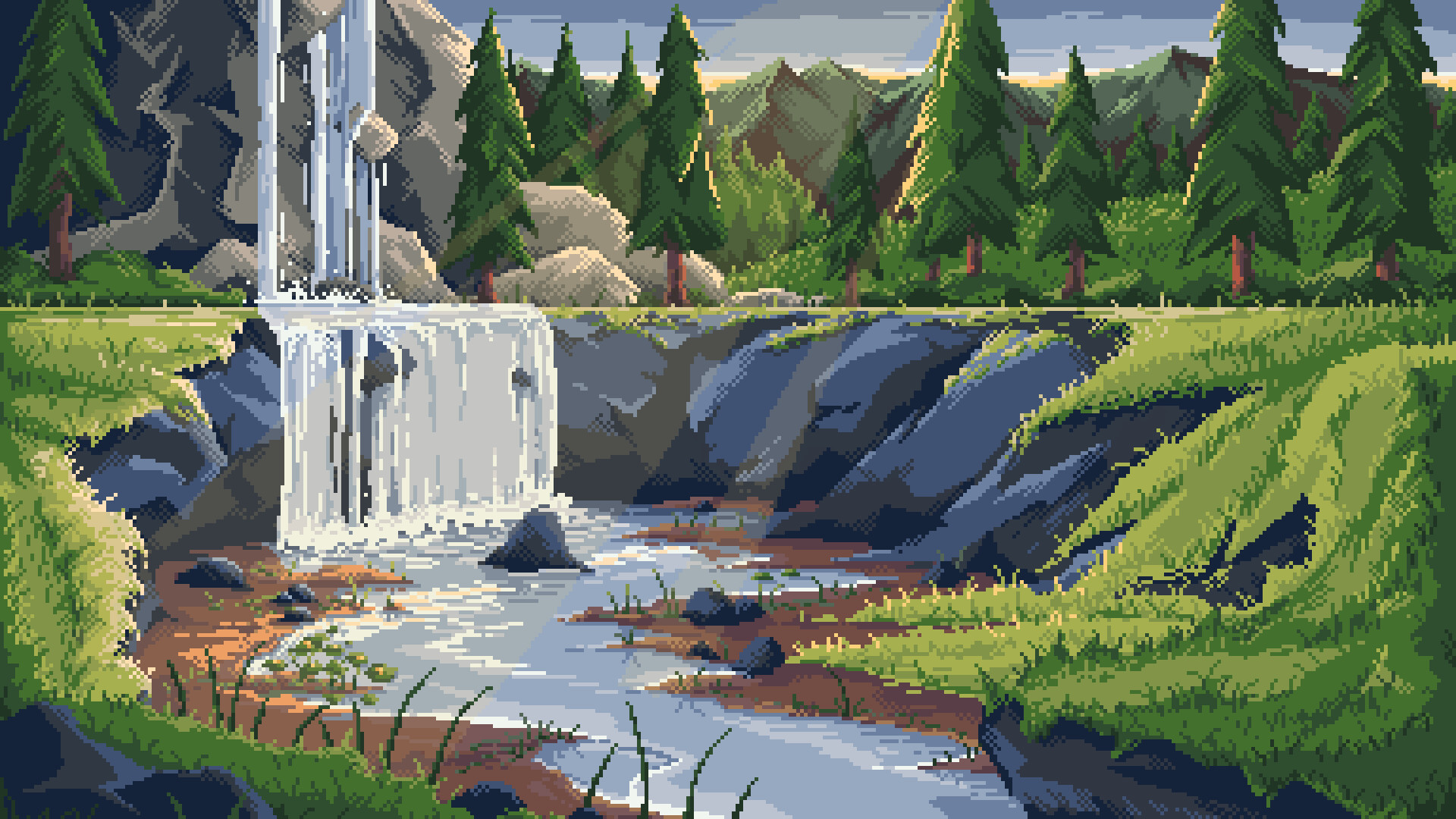 How To Draw Pixel Art Landscapes