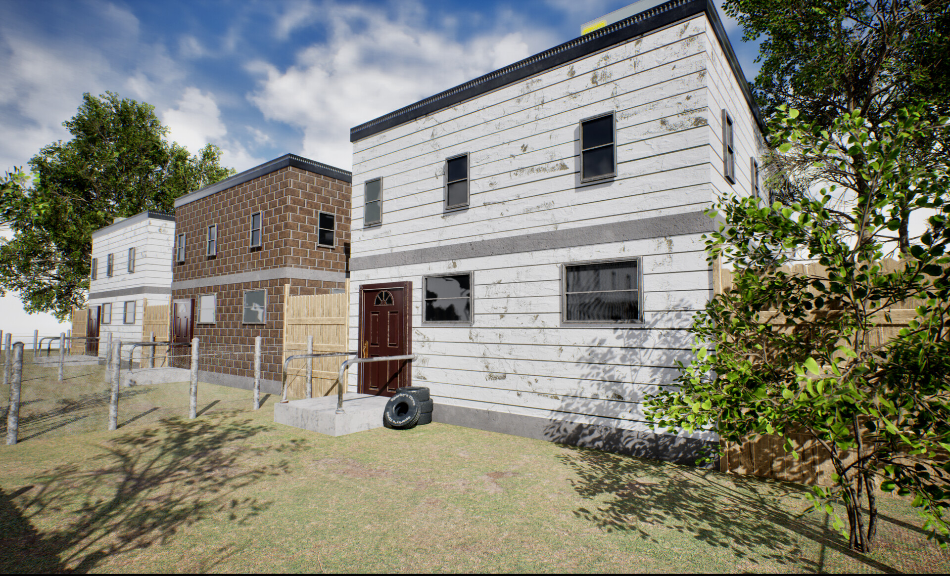 Michael Combs - Backyard Scene