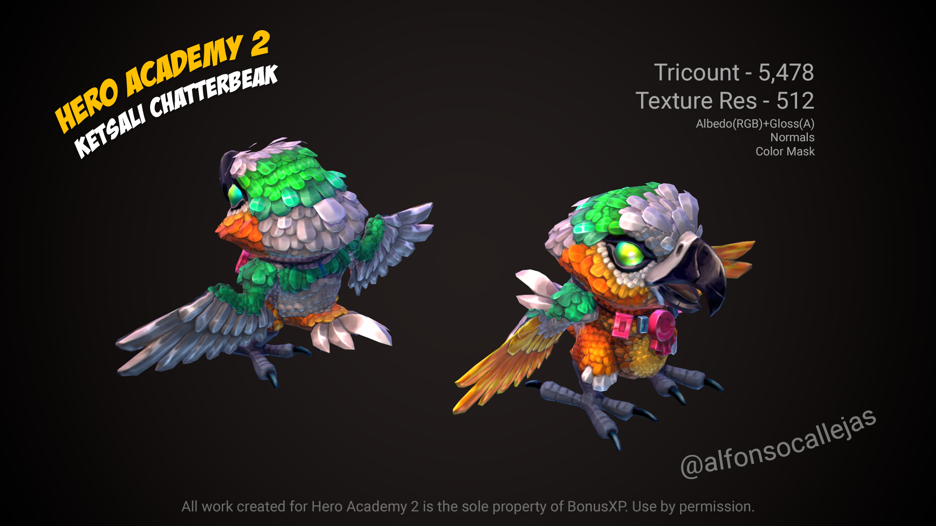 Alfonso.3DArtist - Hero Academy 2: Chatterbeak