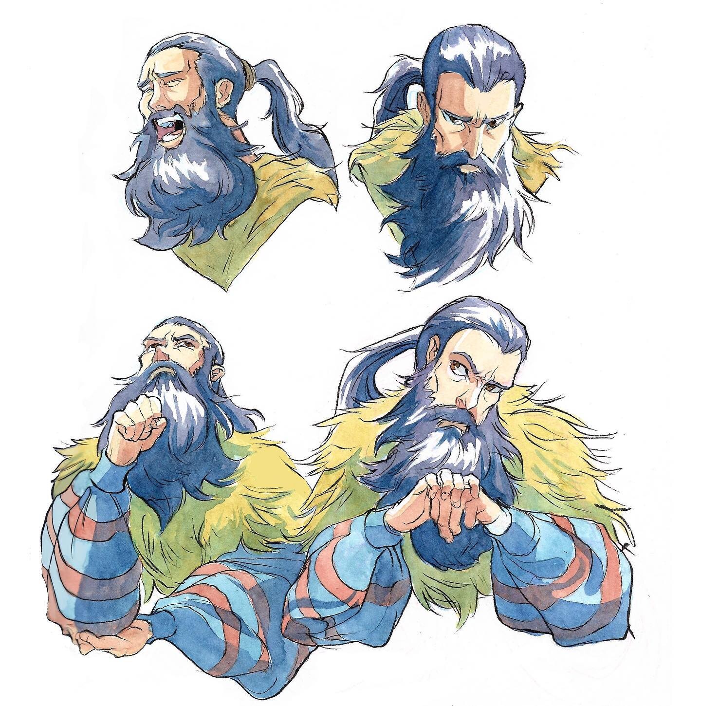 ArtStation - Character expressions sheet for an OC