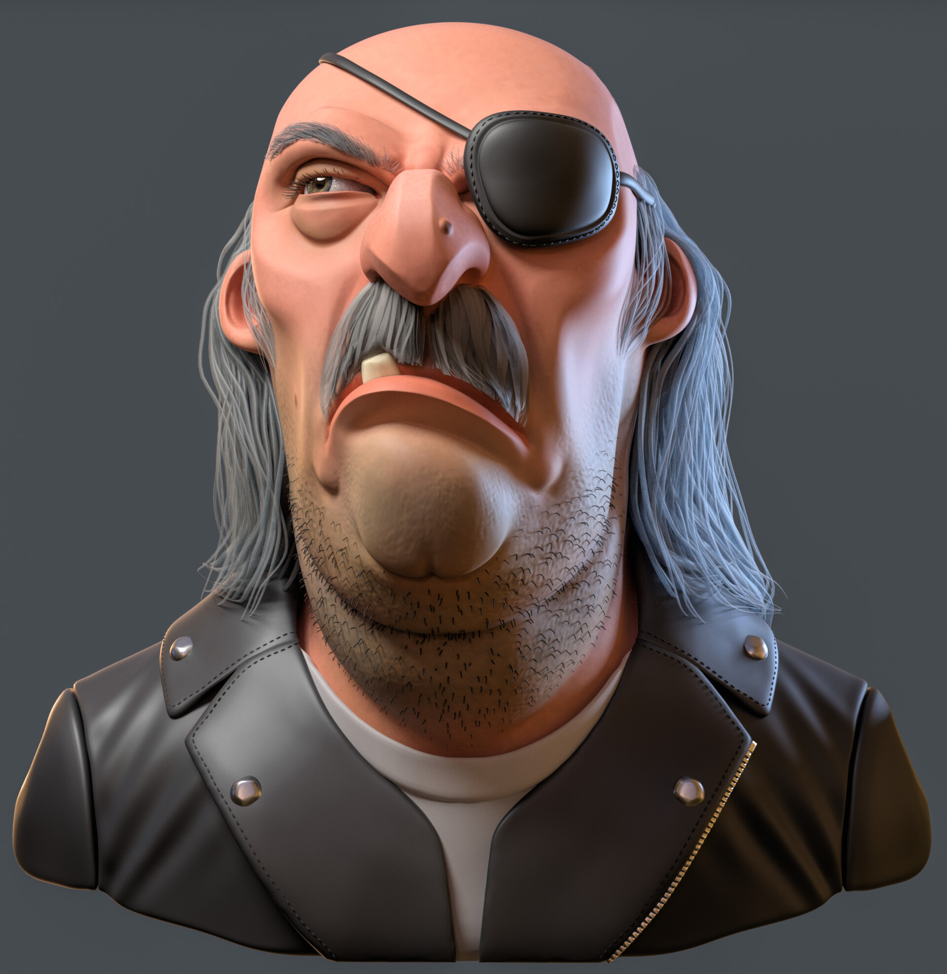 ArtStation - Well travelled Soul - Biker extraordinaire