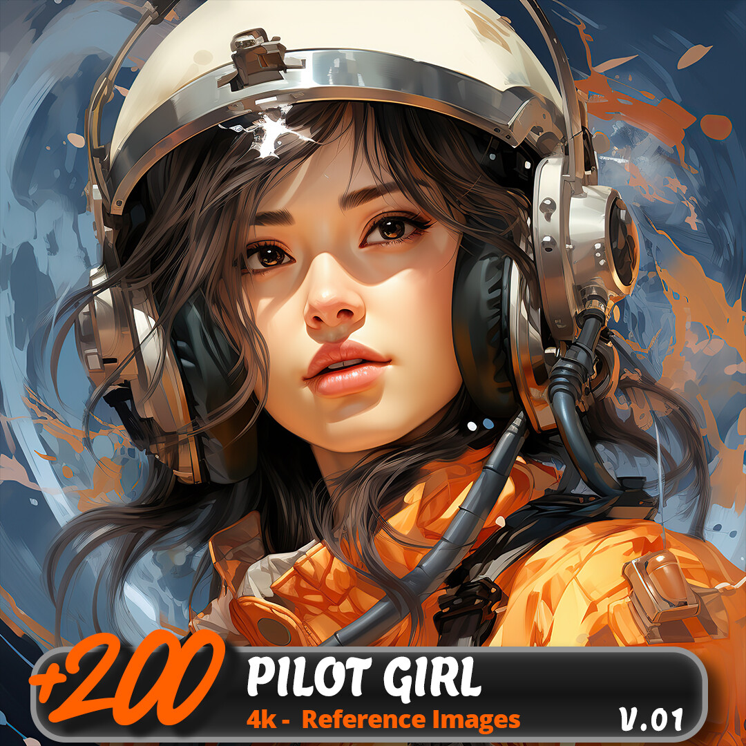ArtStation - PILOT GIRL VOL.01/ 4K/ Reference Image