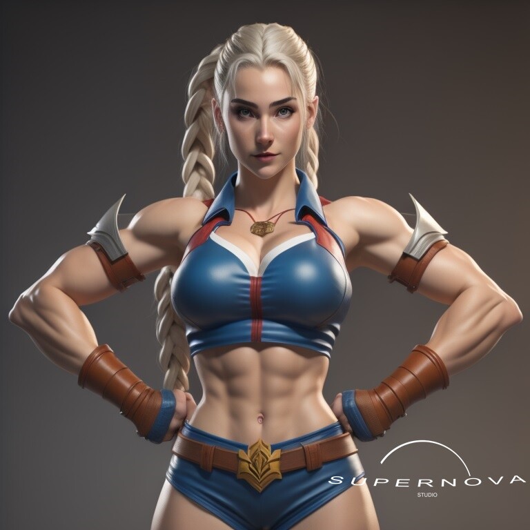 ArtStation - Fighter Girl, Supernova