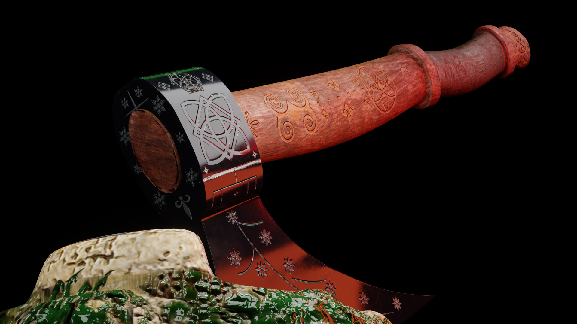 Ravindu Sandeepa - AXE 3D MODEL - BLENDER