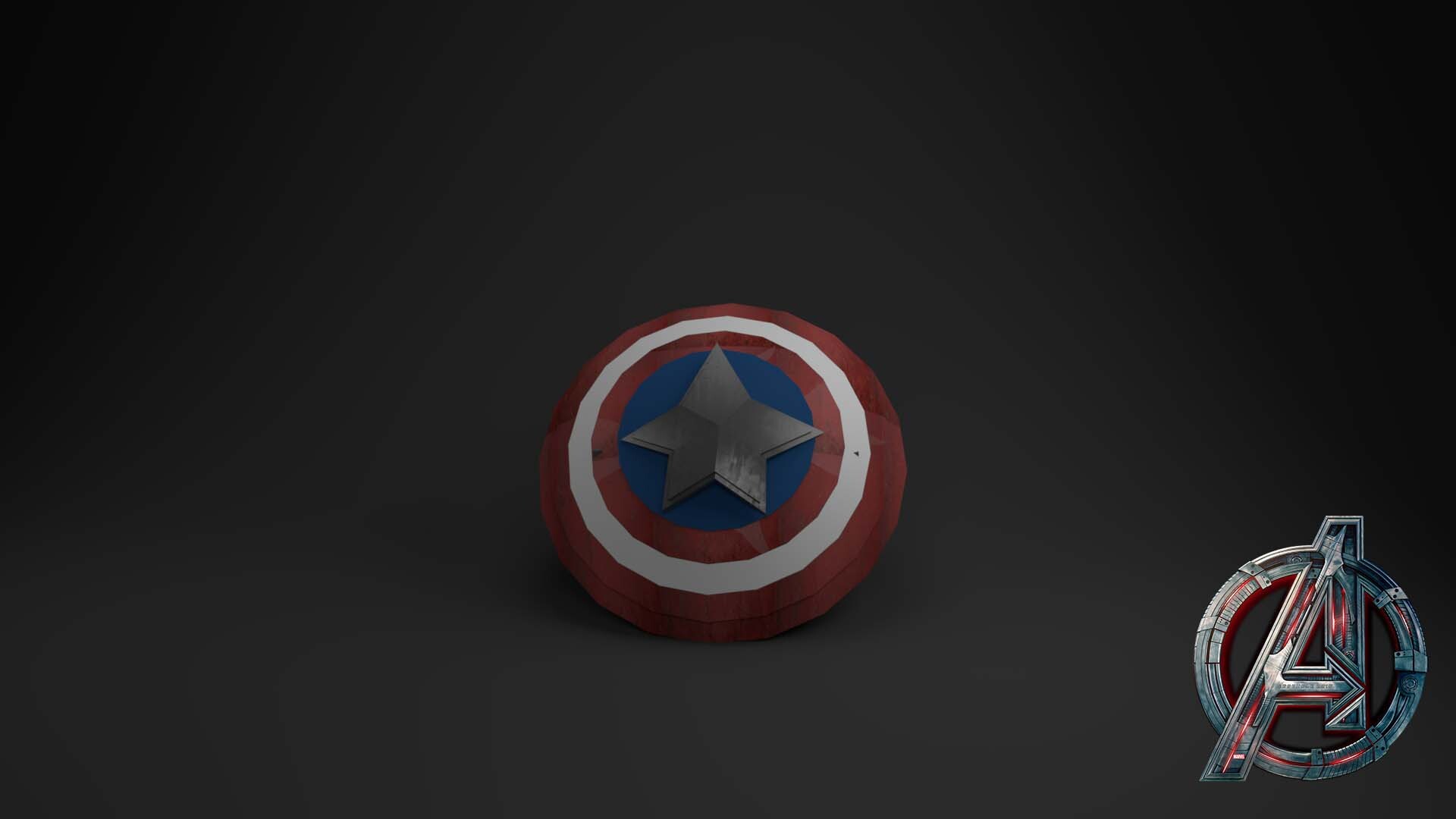 ArtStation - Captain America shield - 3d model