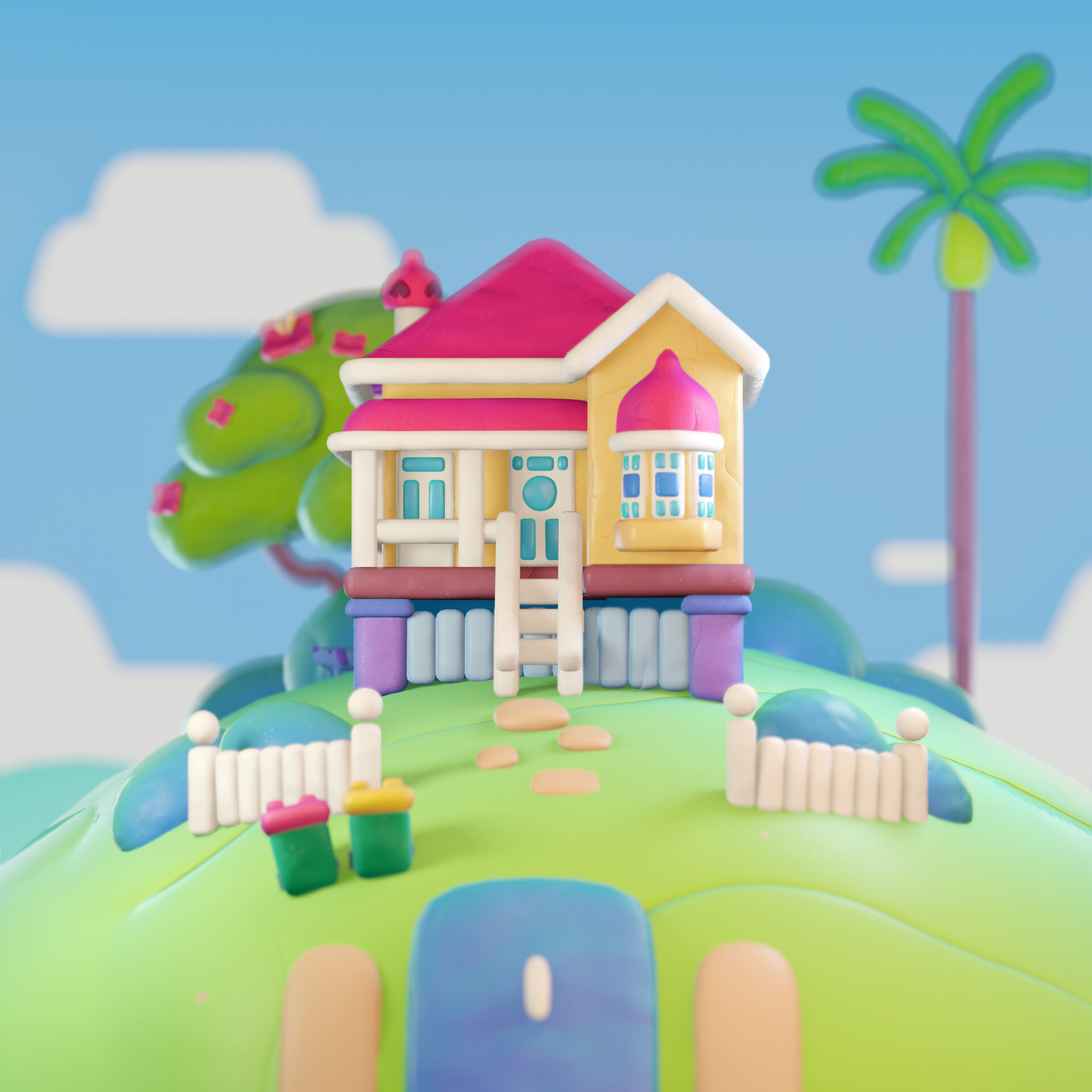 ArtStation - Bluey House Fanart