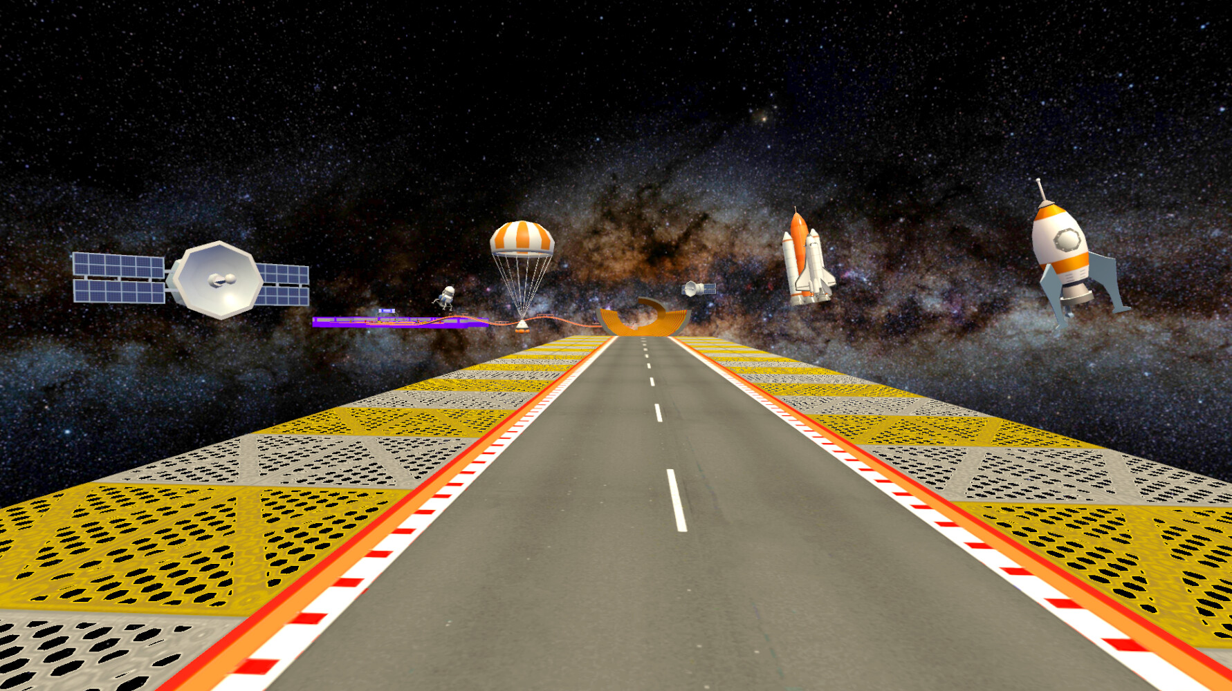 ArtStation - Car stunt space env