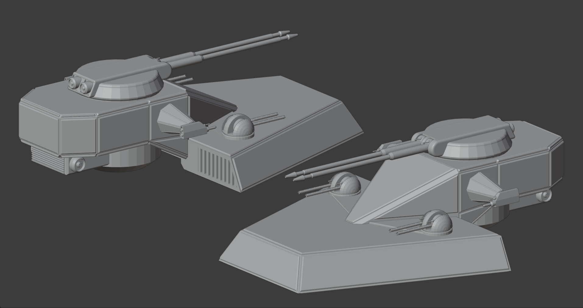 ArtStation - United Empire of Dimensions Nova Type-1 Main Hover Tank 3D ...