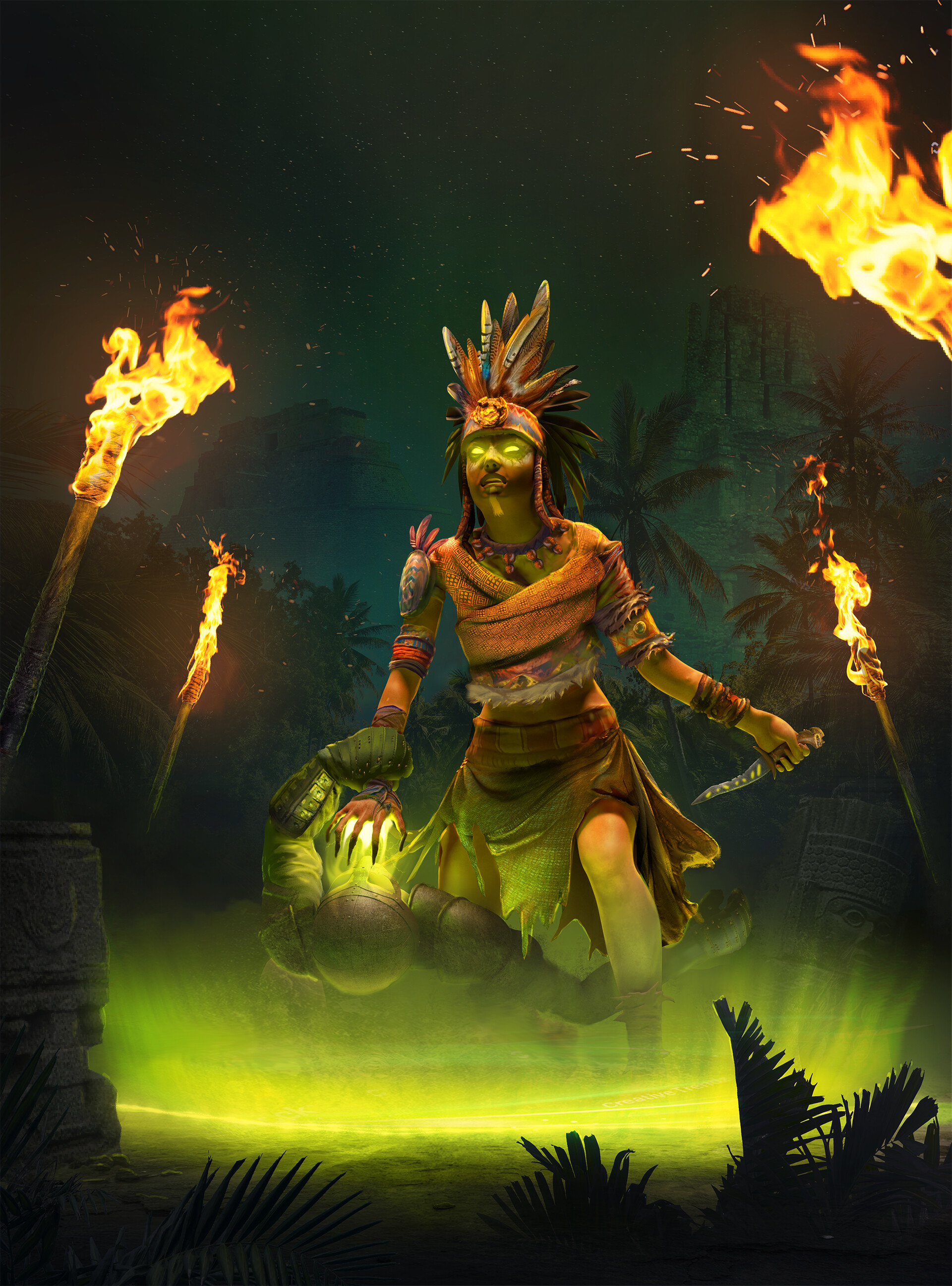 ArtStation - Aztec ritual