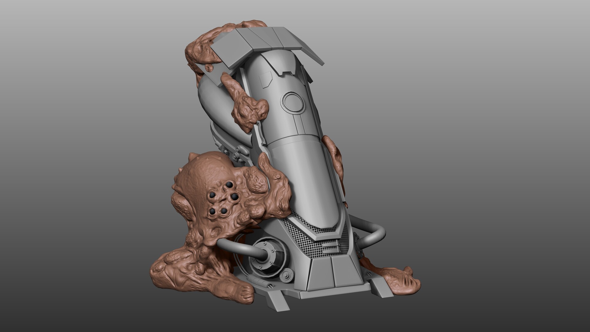 ArtStation - Alien Pod Modeling Assignment