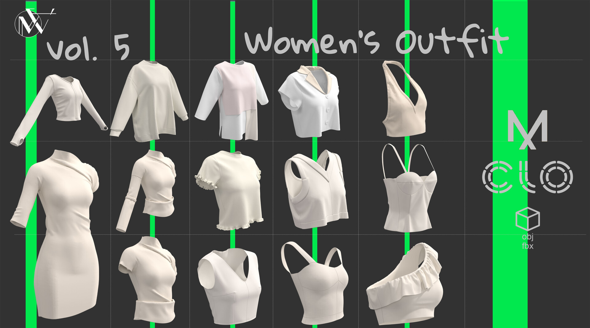 ArtStation - Women's Outfit vol 5