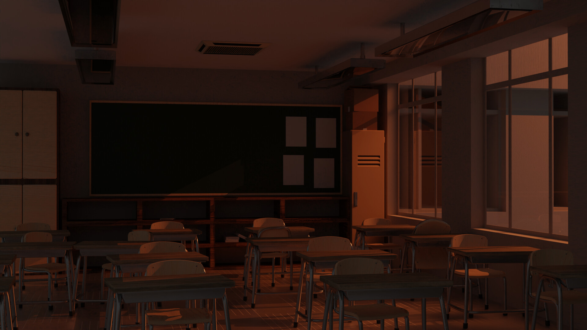 ArtStation - Japanese Classroom