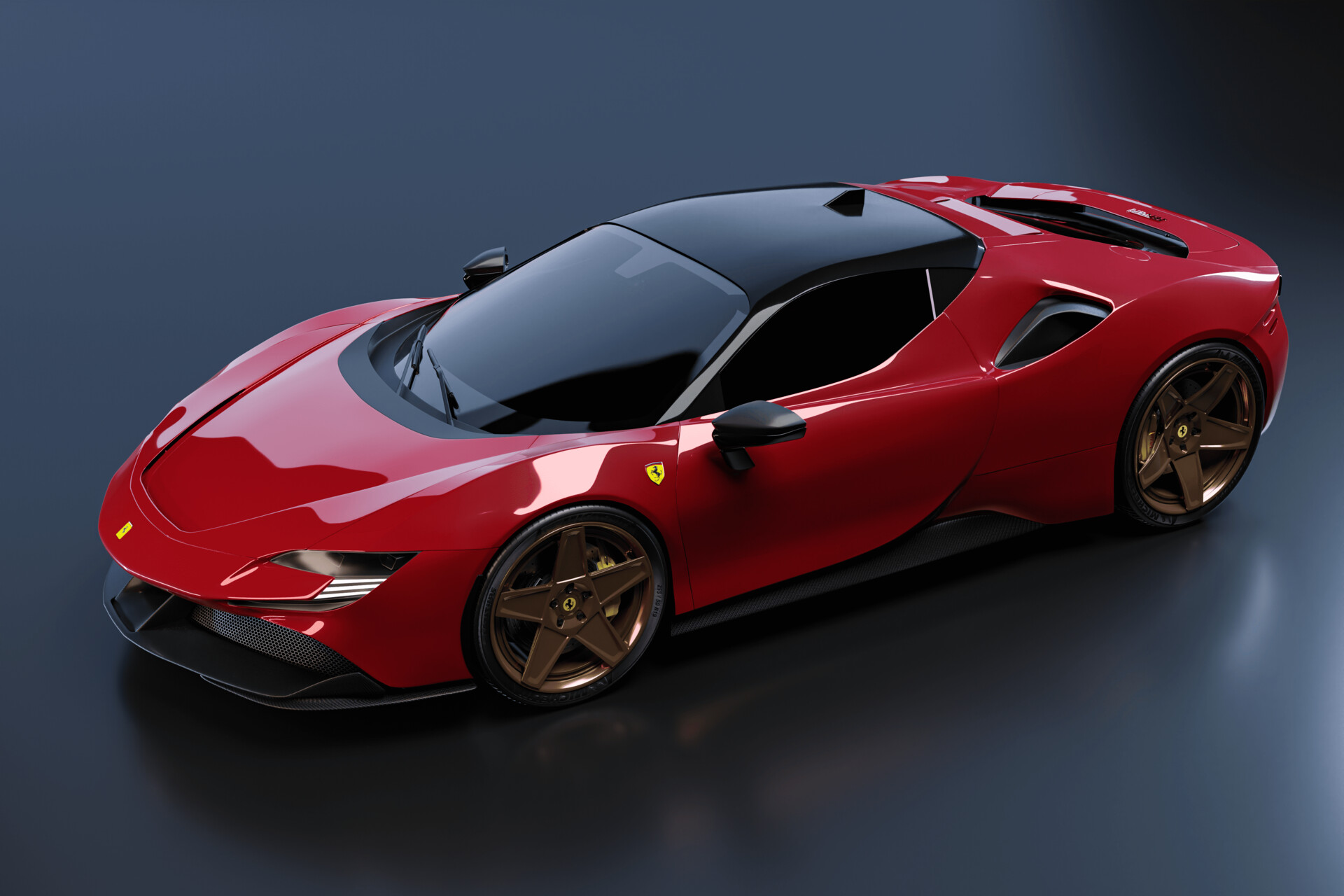 ArtStation - Ferrari SF90