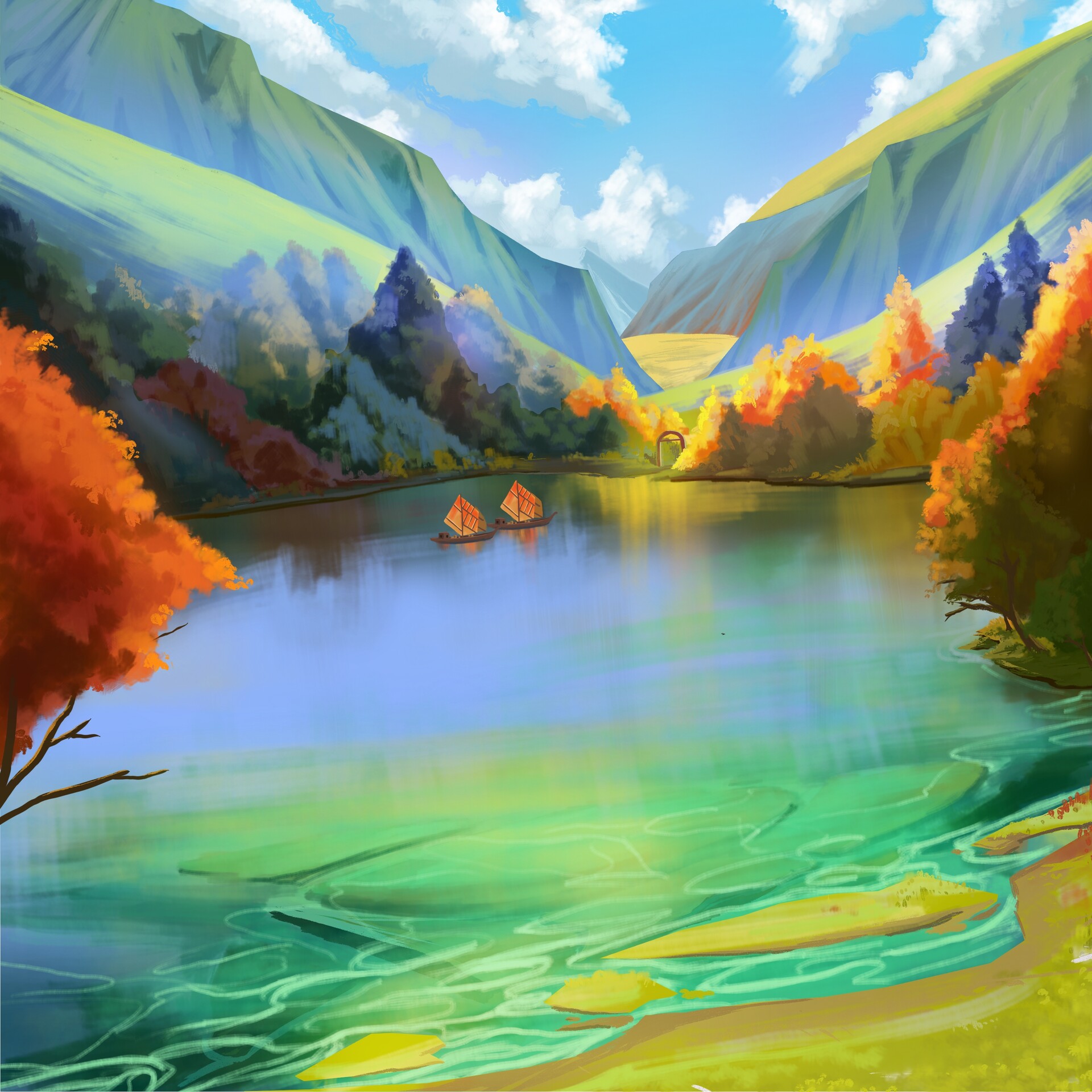 ArtStation - Legenda Danau Lindu