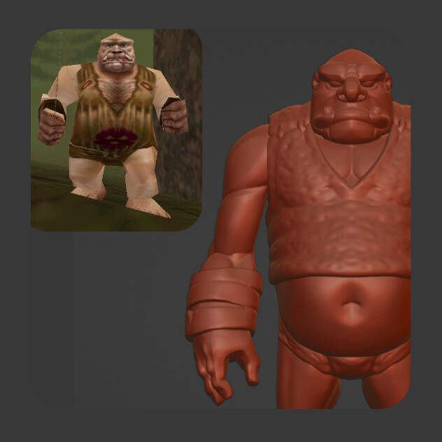 ArtStation - EQ Ogre Sculpt