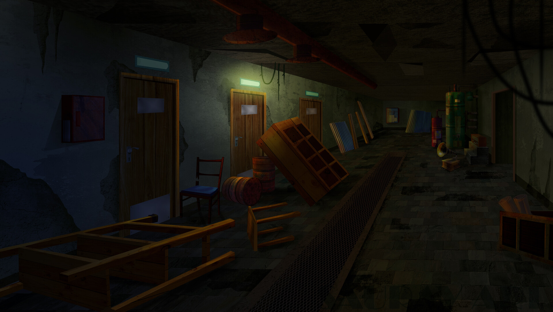 ArtStation - Store Room ( Game Concept Art )