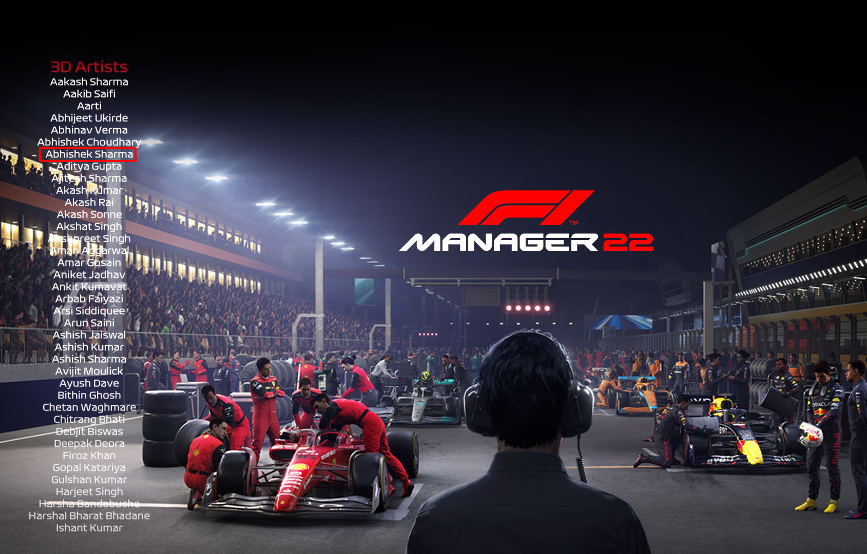 ArtStation - F1 Manager 22 Credit