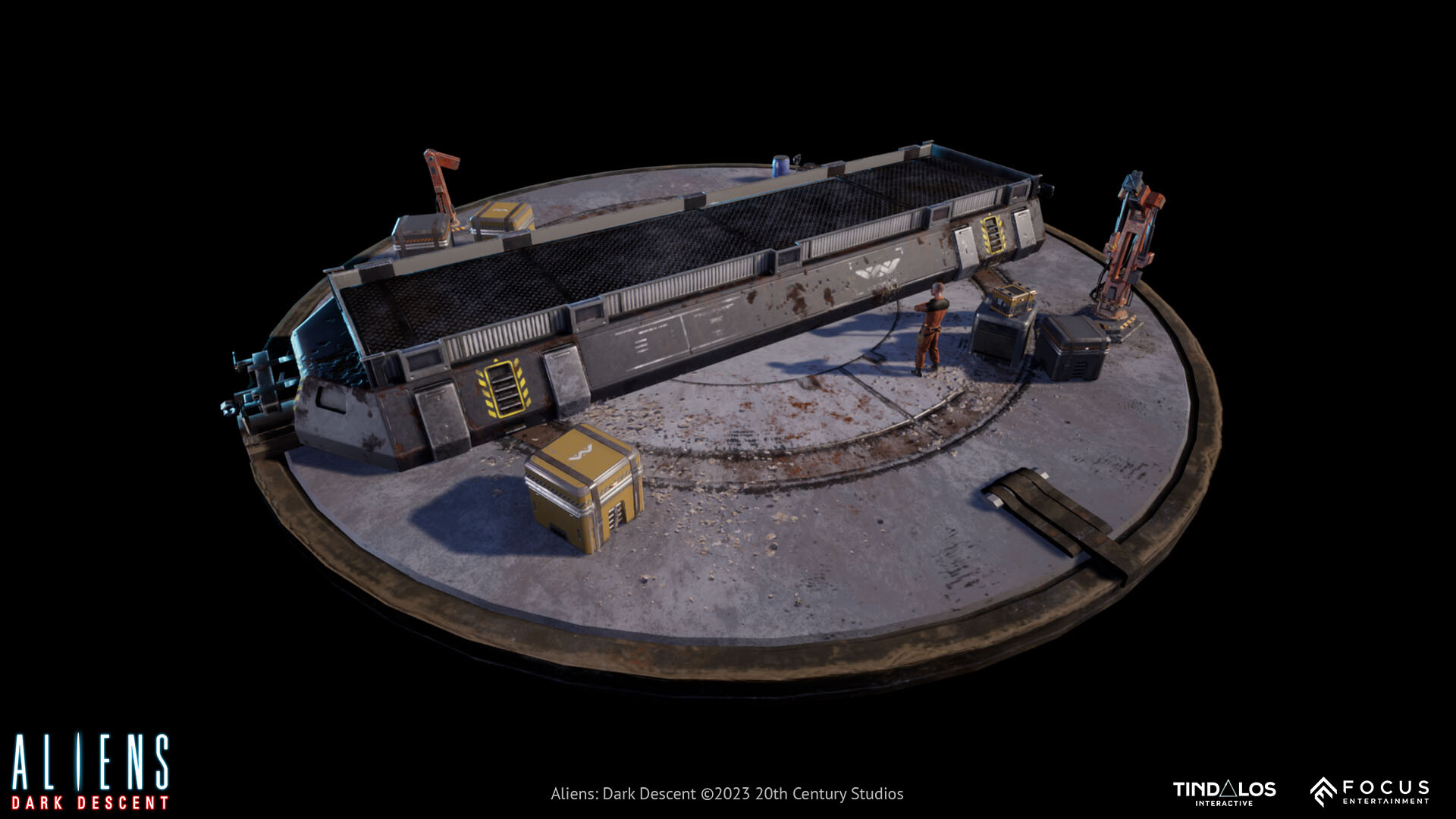 Noé Violas - Aliens : Dark Descent - Assets and props