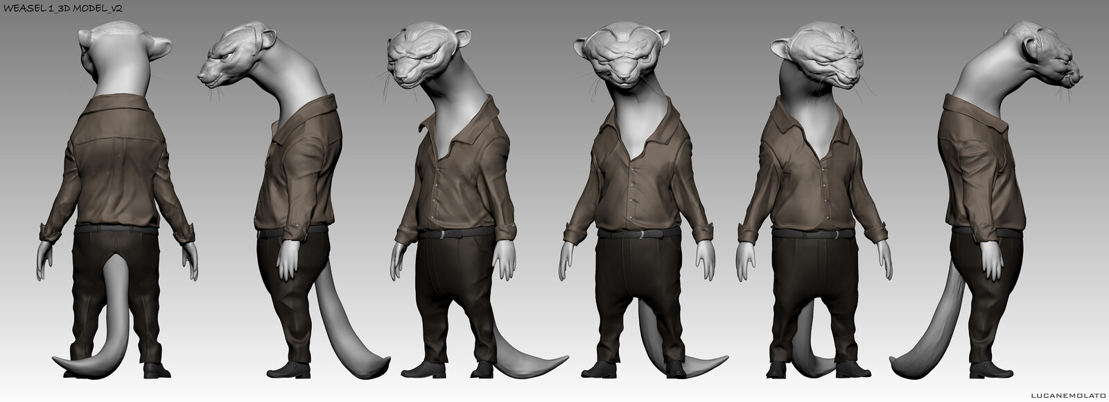 Luca Nemolato - 3D character Concepts