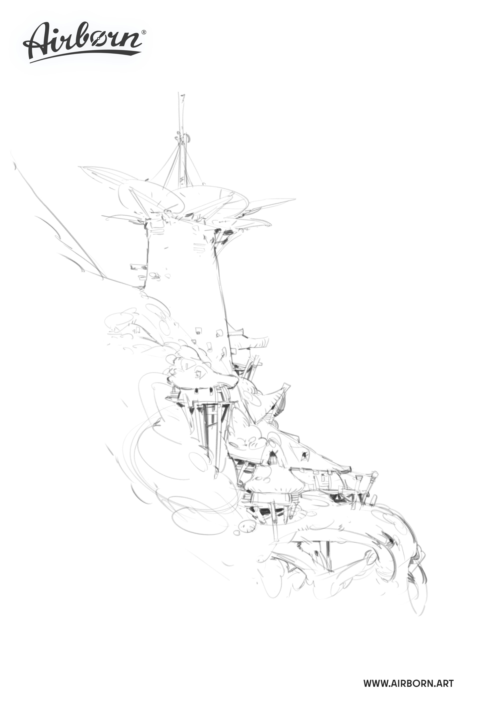 Airborn Studios - Airborn Showcase - Visdev and Sketches