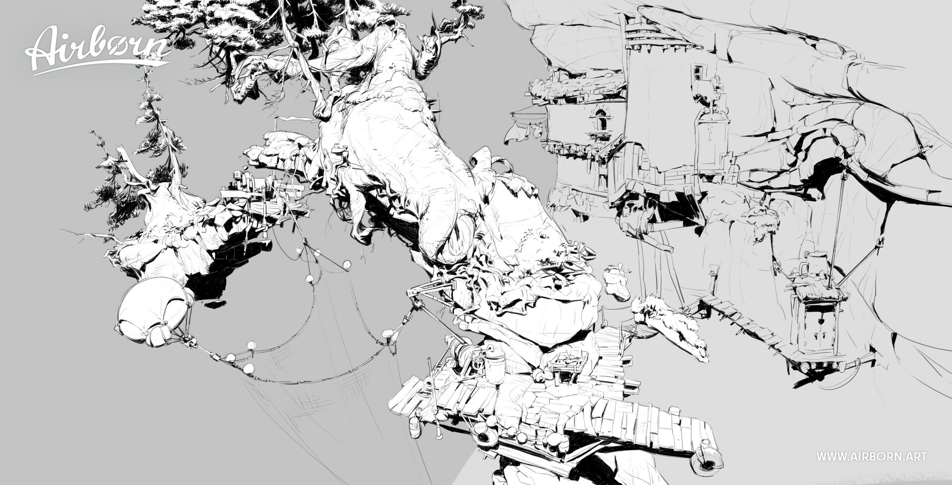 Airborn Studios - Airborn Showcase - Visdev and Sketches