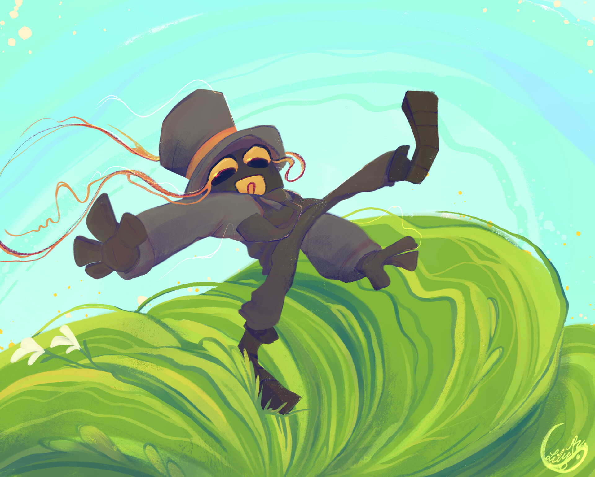 ArtStation - Fire eyes (Commission work)