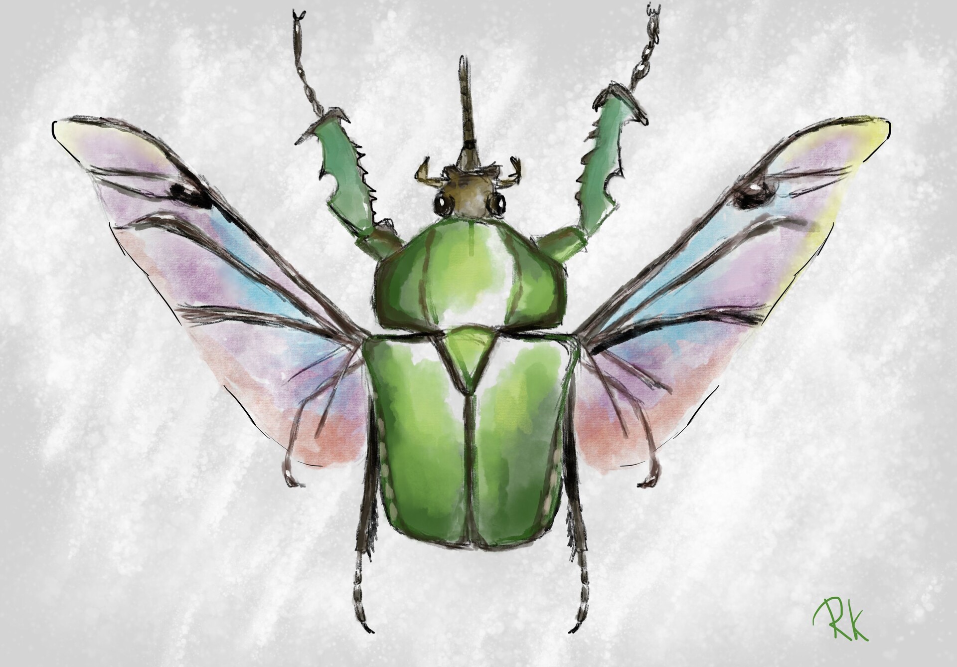 ArtStation - Green bug