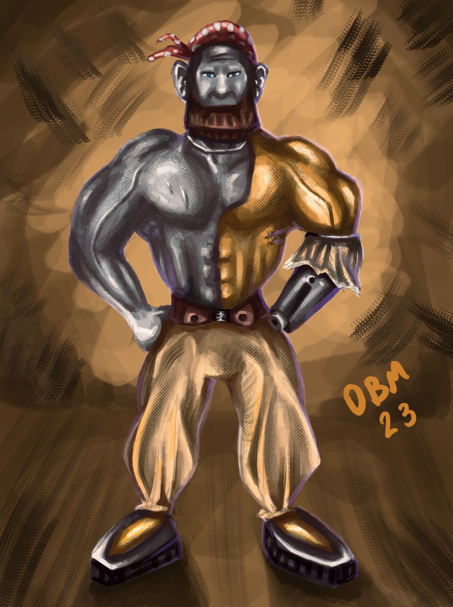 ArtStation - Barry, robot pirate, character concept