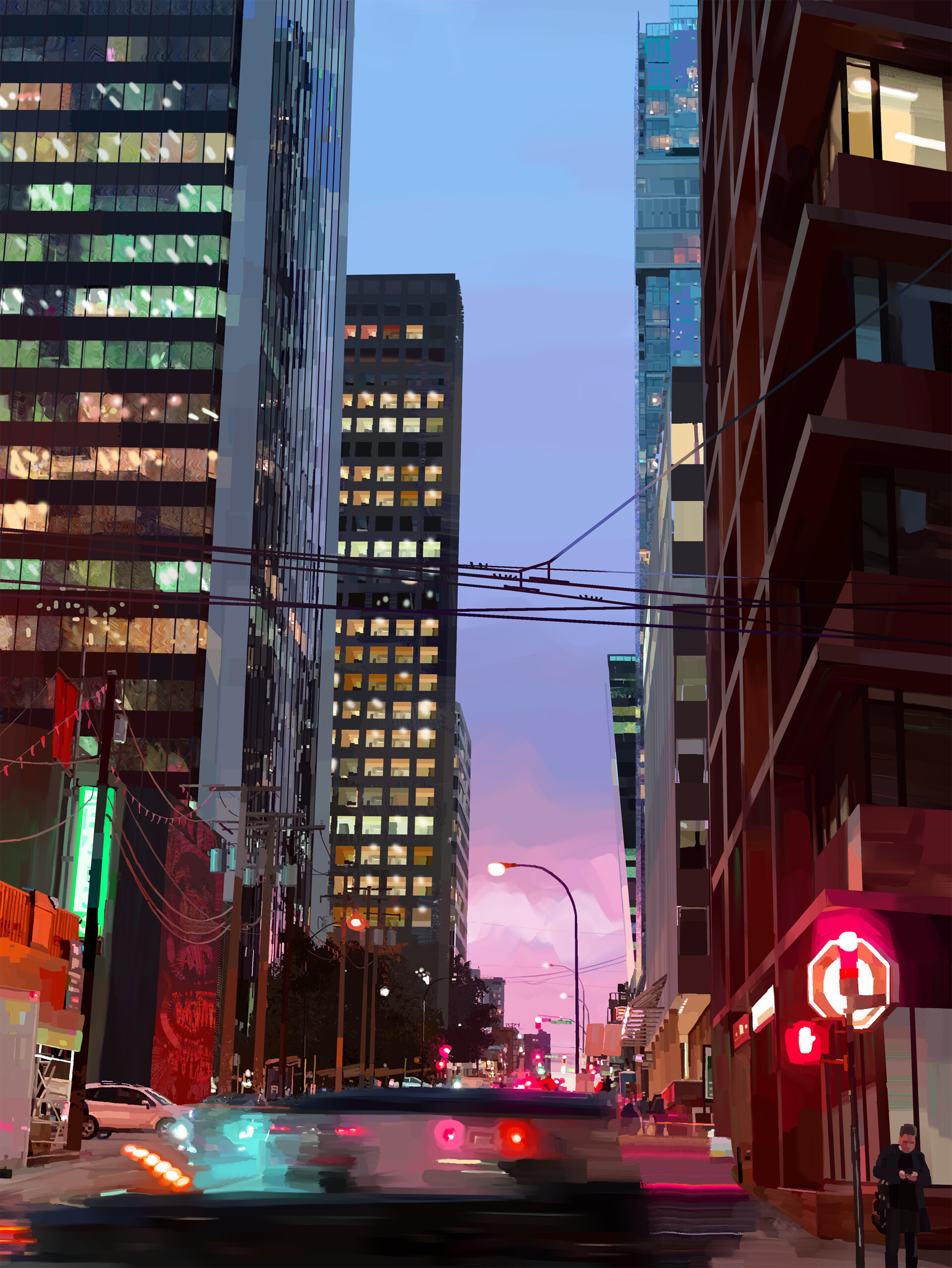 ArtStation - Night drawing