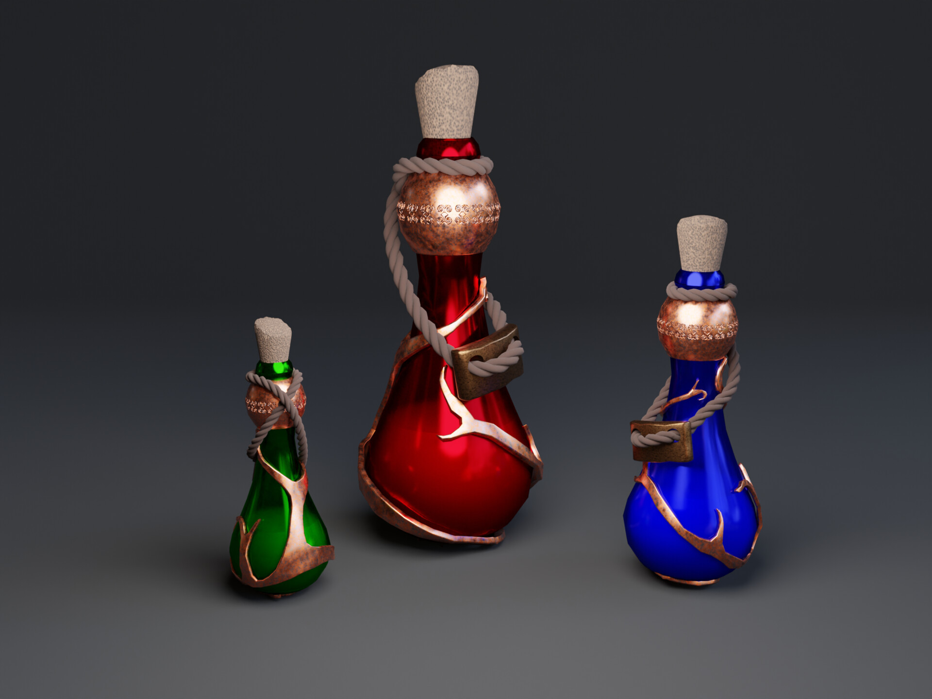 ArtStation - Potion Bottle