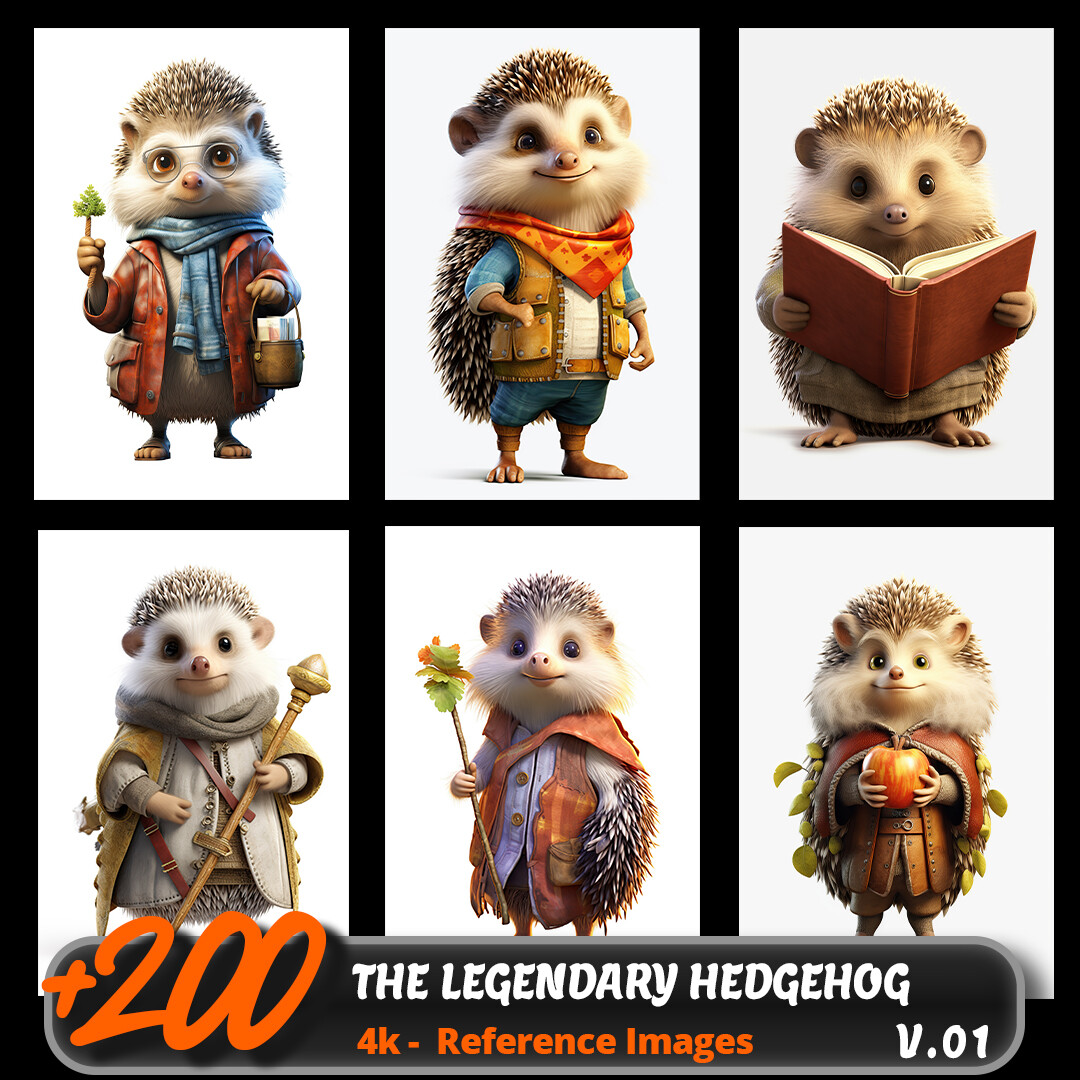 ArtStation - THE LEGENDARY HEDGEHOG VOL.01/ 4K/ Reference Image
