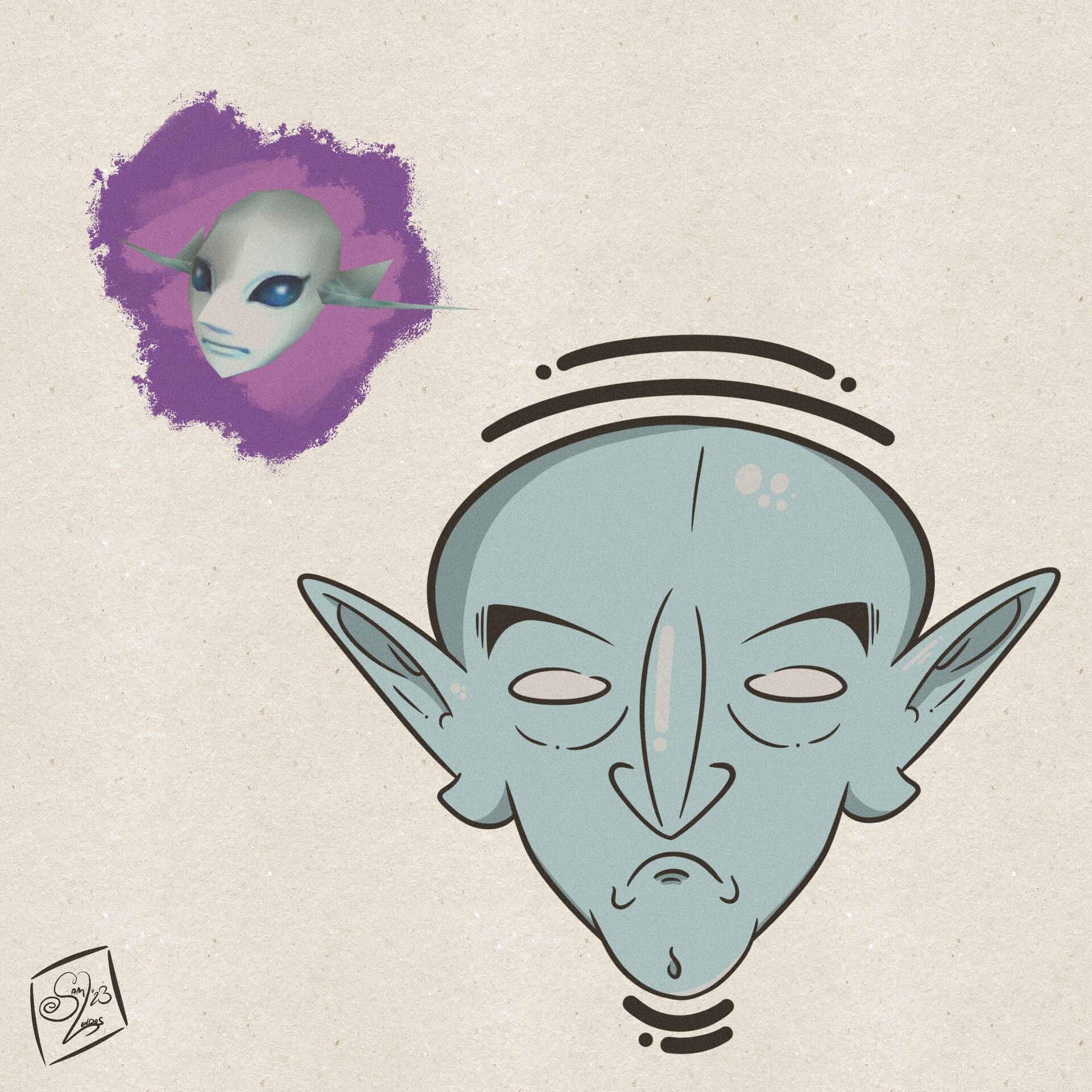 Sam Londos - Transformation mask set - Majoras Mask