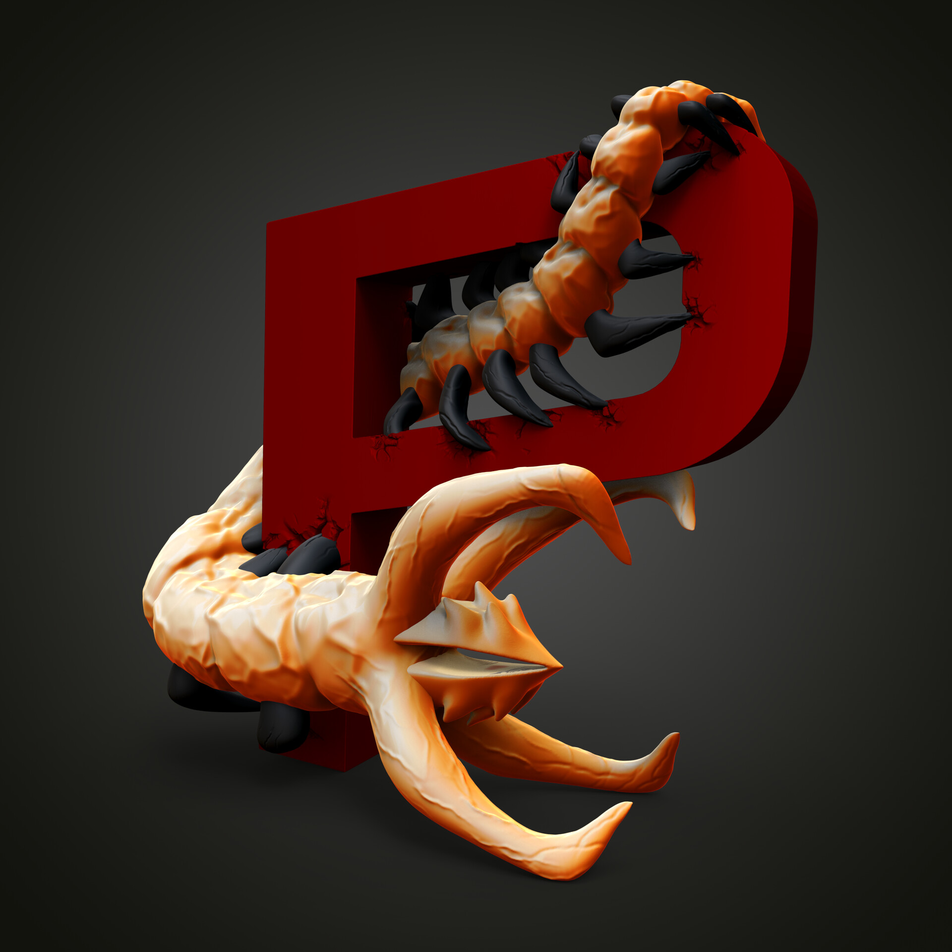 ArtStation - Parasite Realistic Logo