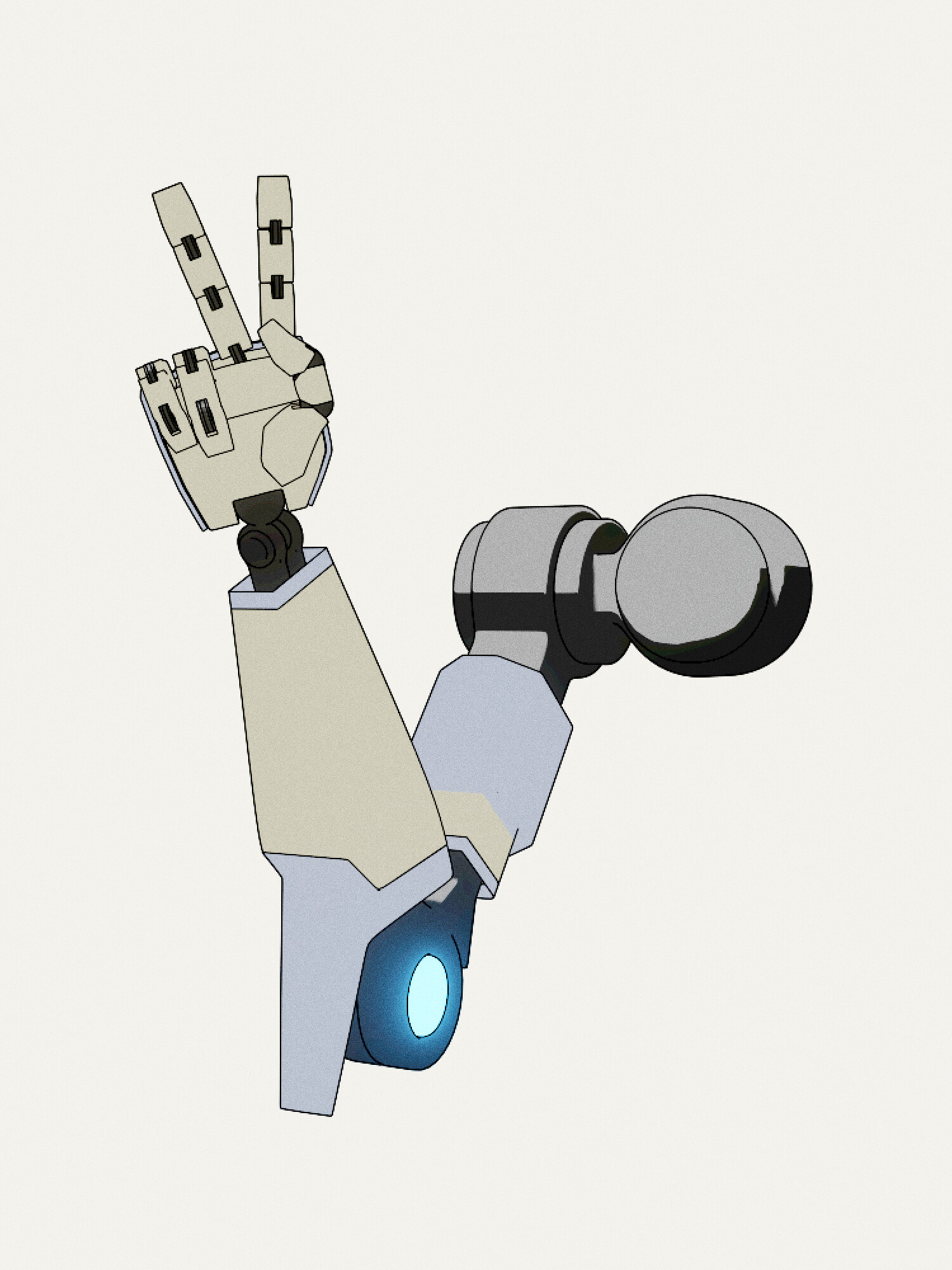 ArtStation - Mech hand and arm
