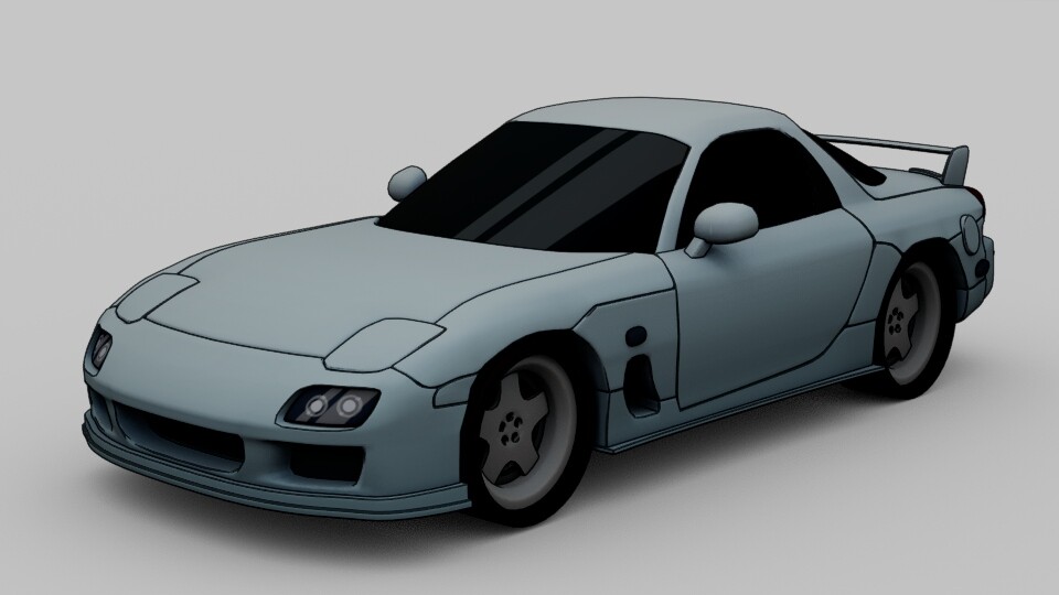 ArtStation - Stylized Rx7