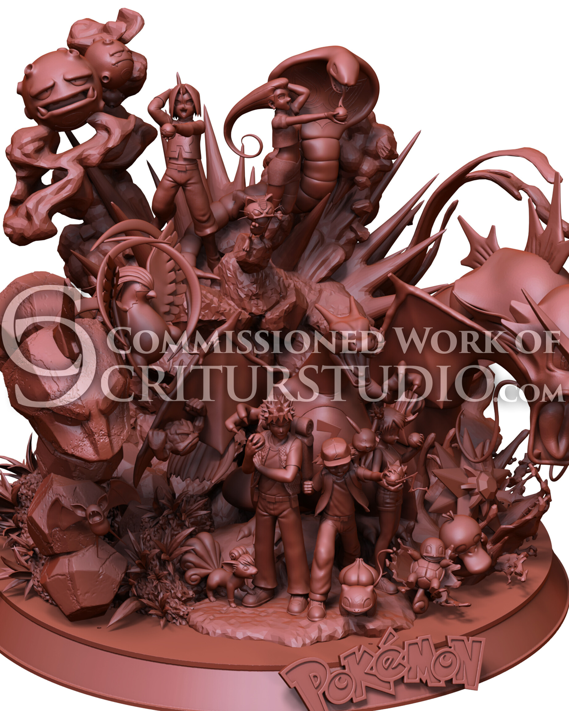 Andy Tantowi - Commission : Pokemon Statue