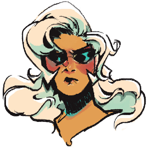 ArtStation - portrait-3-scowling woman