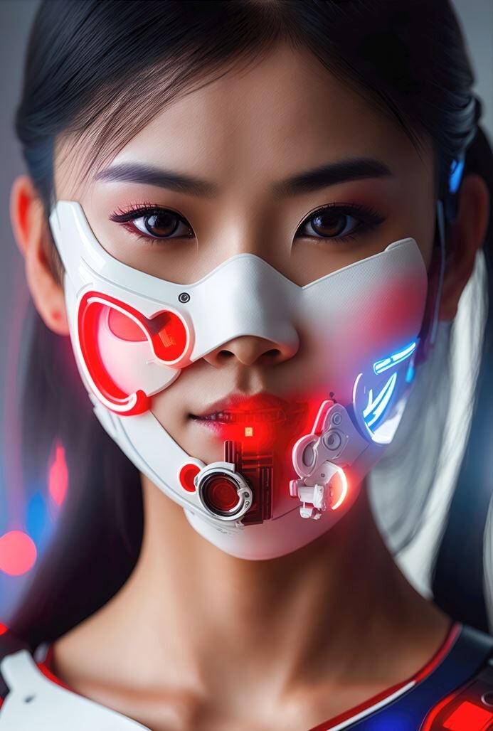 ArtStation - Angel Asian Mask 17