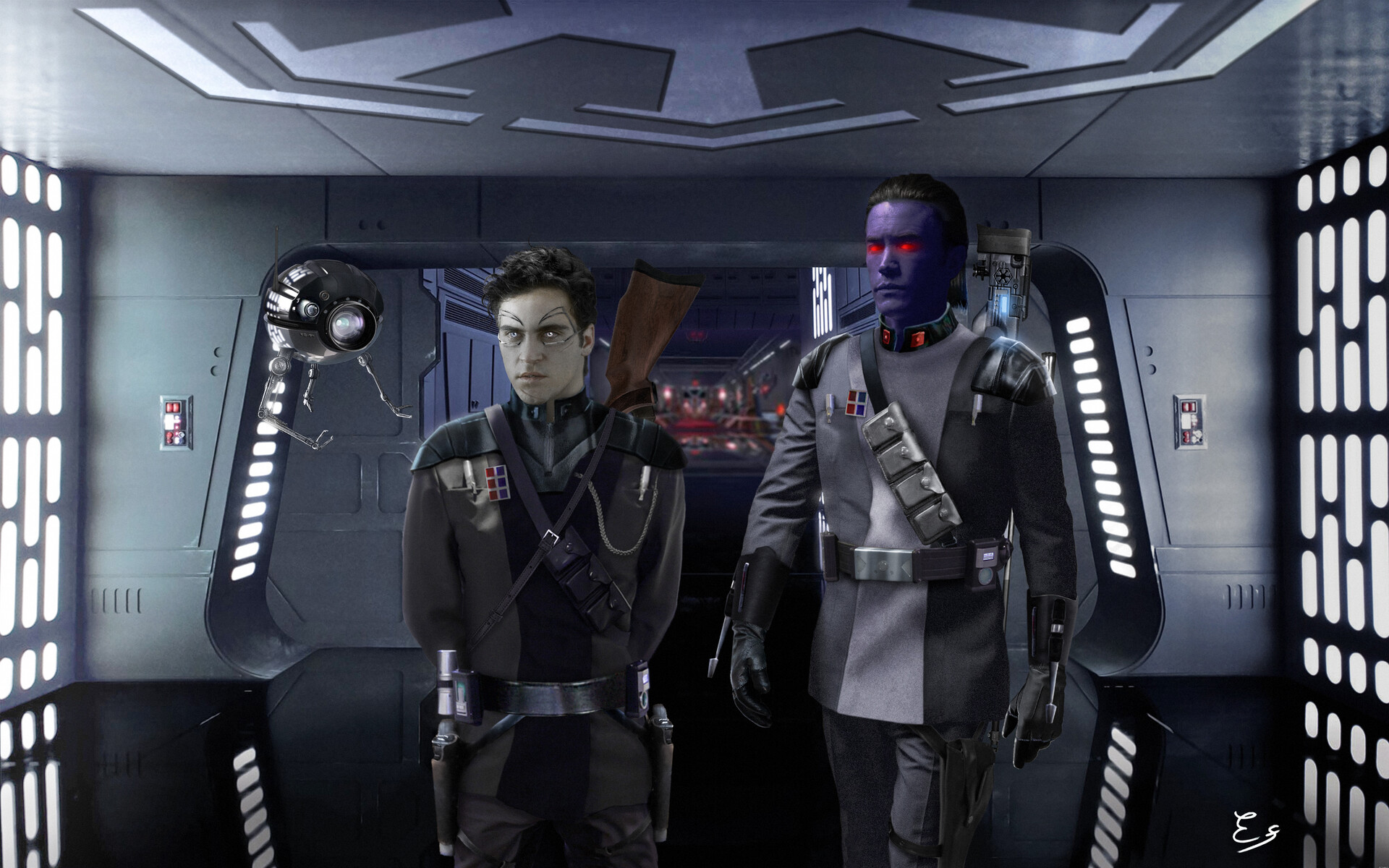 ArtStation - Ryptide and Kuiper (Tom Pelphrey + Joaquin Phoenix) - 2020