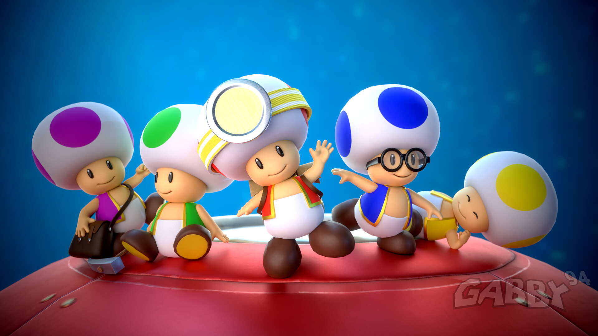 Gabby94 - The Toad Brigade (from Super Mario Galaxy)