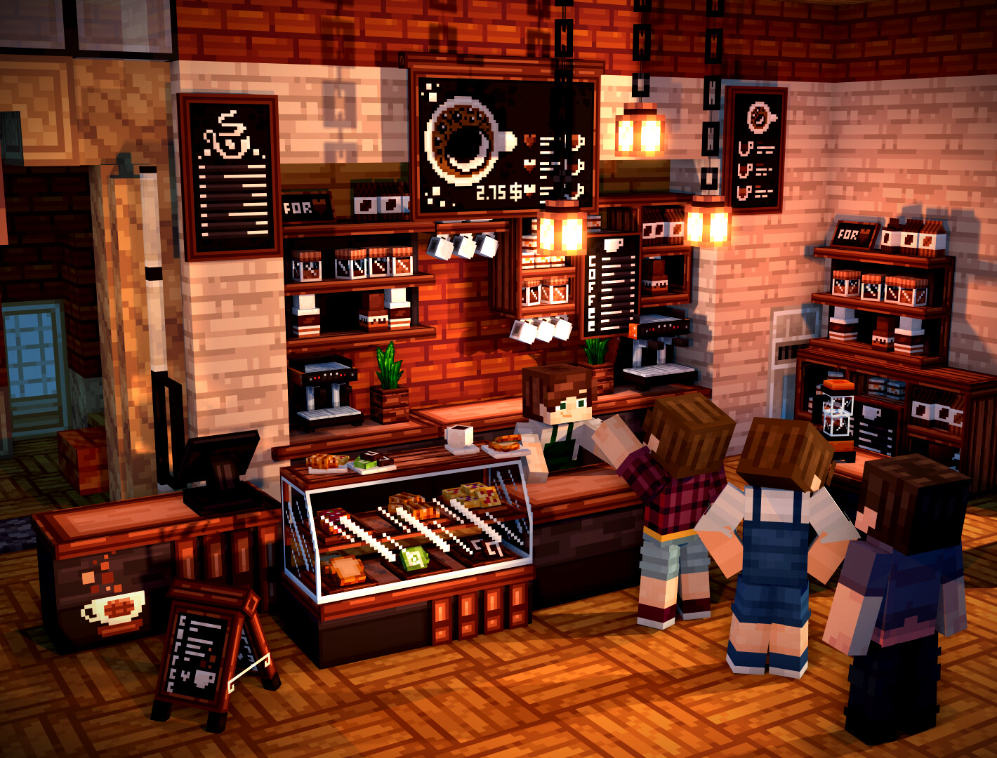 ArtStation - coffee shop (commission)